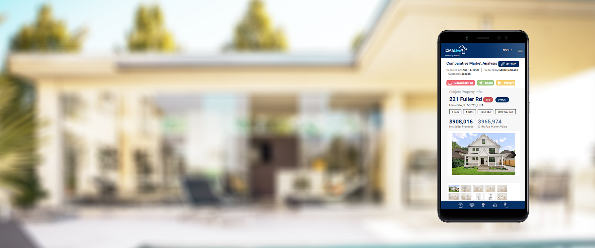 iCMALive - A comprehensive Real Estate CMA platform with chatbots